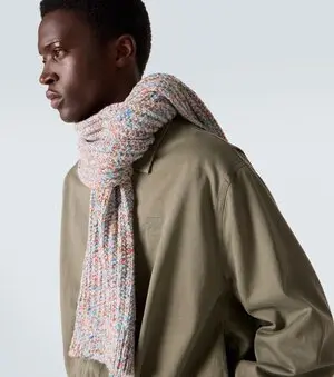 Loewe Wool And Cashmere-blend Scarf