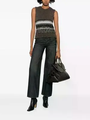 Our Legacy Striped Fair Isle Knit Top