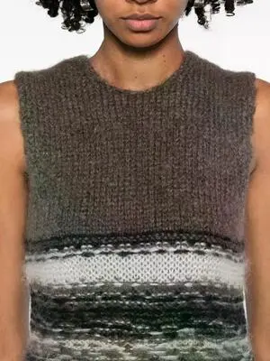 Our Legacy Striped Fair Isle Knit Top