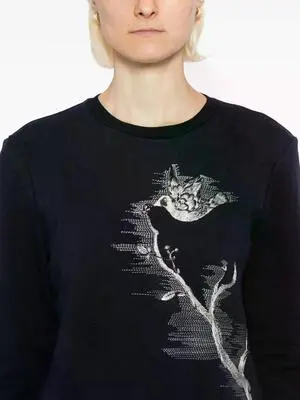Thom Browne Embroidered Crewneck Sweatshirt