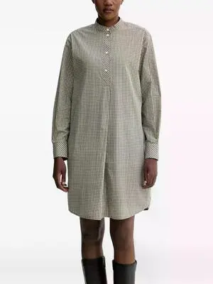 Marc O'polo Mini-checked Shirt Dress - Green
