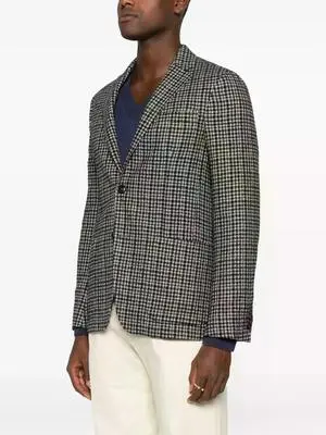 Zegna Checked Two-pocket Blazer - Black
