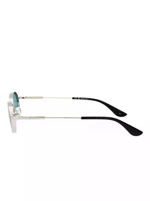 Alexander McQueen Oval Frame Sunglasses
