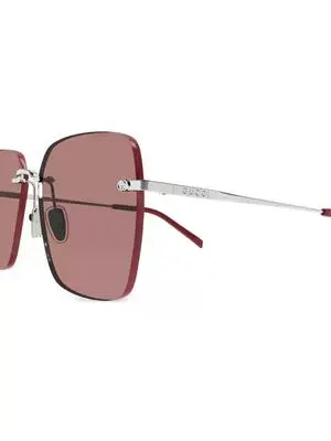 Gucci Square Rimless Sunglasses