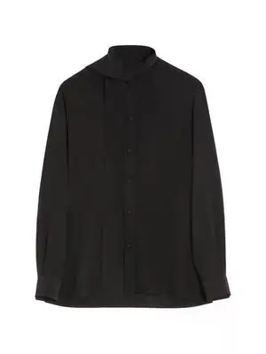 Valentino Garavani Scarf-collar Silk Shirt