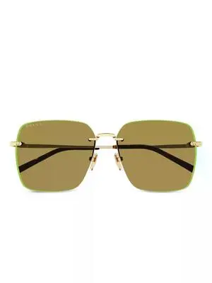 Gucci Rimless Square Frame Sunglasses