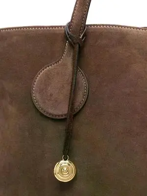 LIFFNER Large Suede Tote Bag