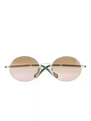 Chloé Tone Round Frame Sunglasses - Silver