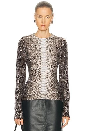 Gabriela Hearst Asha" Top - Greyscale