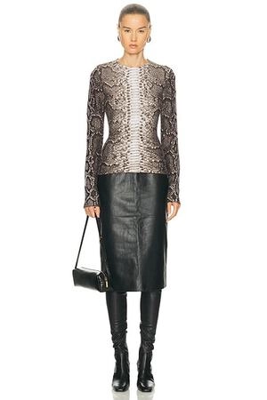 Gabriela Hearst Asha" Top - Greyscale