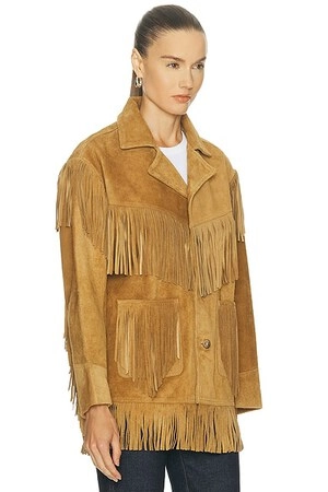 Polo Ralph Lauren Fringe Suede Jacket