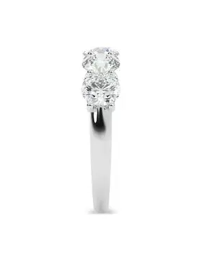 TILLA 14k White Gold Diamond Wedding Band Ring