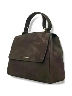 Orciani Medium Sveva Nabucco Shoulder Bag - Brown