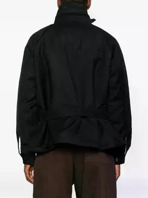 GLASS CYPRESS Belted Double-breasted Coat