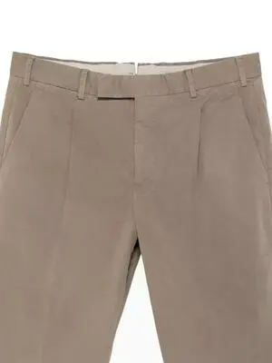 PT TORINO Pleated Cuffed Trousers - Brown