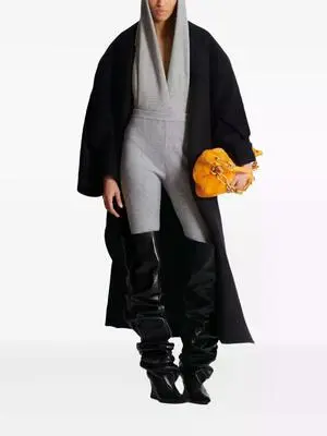 Balmain Hooded Draped Bodysuit