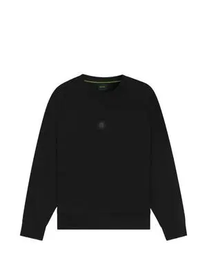 BOSS Logo Plaque Sweatshirt - Black