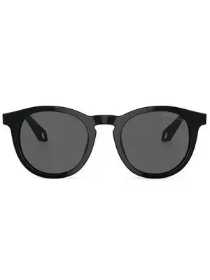 Giorgio Armani Round Frame Sunglasses - Black