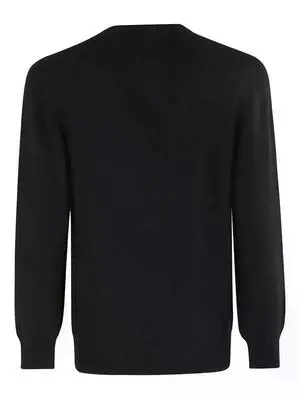 A PAPER KID Crew-neck Sweater - Black