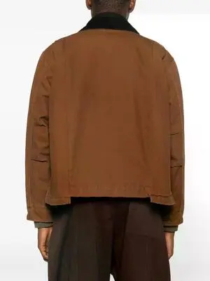 Sacai X Carhartt Contrast Collar Zip-up Jacket