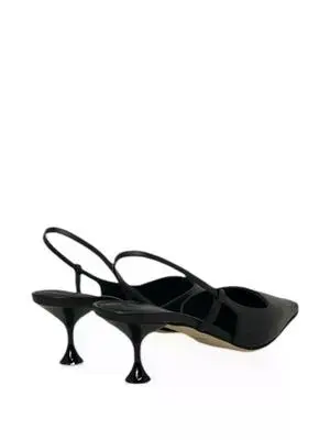3JUIN 55mm Kira Slingback Pumps - Black