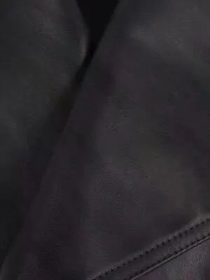 MAISON MARGIELA Leather Jacket With Epaulettes And Belt