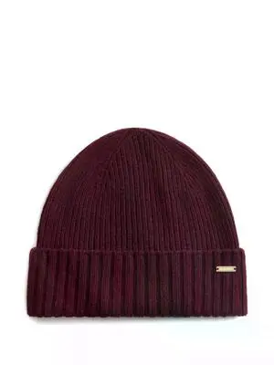 Woolrich Wool-blend Beanie And Scarf Set - Red