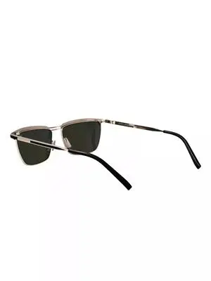 Saint Laurent Joe Rectangle-frame Sunglasses - Silver
