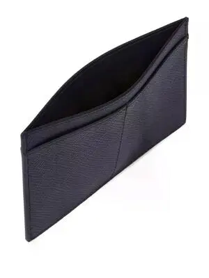 Smythson Panama-leather Passport Cover - Blue