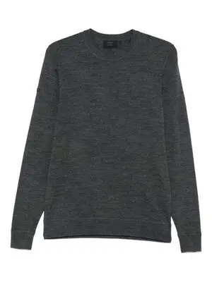 Superdry Wool Crew Neck Long Sleeve Sweater - Grey