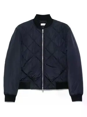 FURSAC Padded Quilted Bomber Jacket - Blue