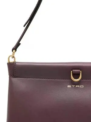 Etro Talk Leather Clutch Bag