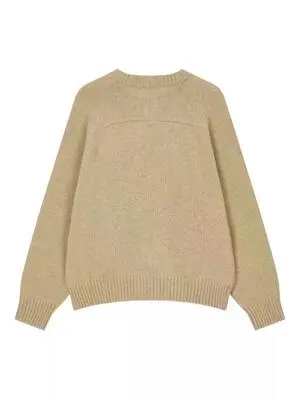 STUDIO TOMBOY Raglan Sleeve Ribbed Knit Sweater