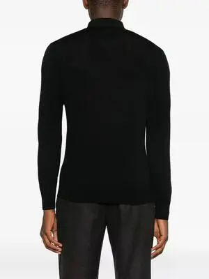 Zegna Long Sleeve Polo Shirt