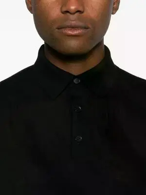 Zegna Long Sleeve Polo Shirt