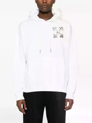 Off-White Logo-print Drawstring Hoodie