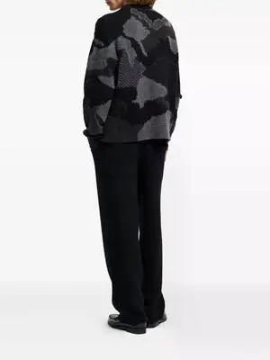 BARRIE Intarsia Knit Sweater
