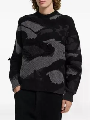 BARRIE Intarsia Knit Sweater