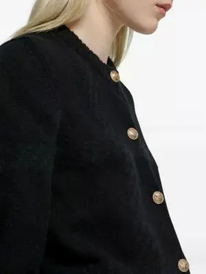 BARRIE Crew Neck Cardigan With Button Fastening