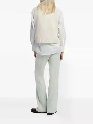 BARRIE Roll Neck Vest - Neutrals