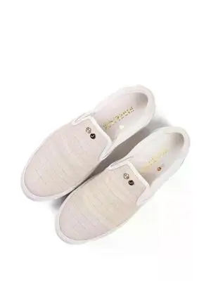 HIDE&JACK Fuji Embossed Slip-on Sneakers - Neutrals