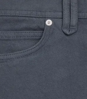 Brioni Organic Cotton Meribel Trousers - Blue