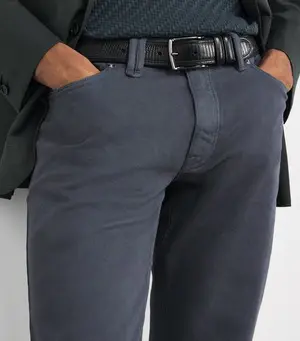 Brioni Organic Cotton Meribel Trousers - Blue