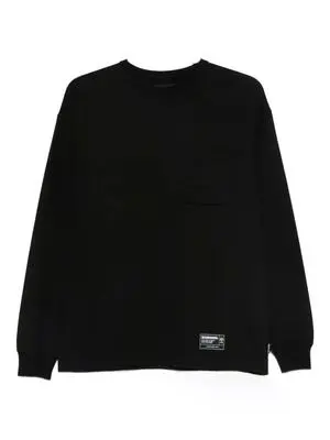 NEIGHBORHOOD Logo-patch Long Sleeve T-shirt - Black