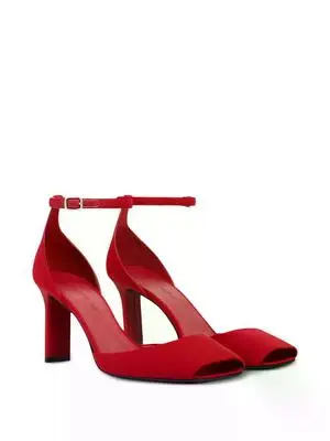 COURREGES Peep-toe Ankle-strap Pumps