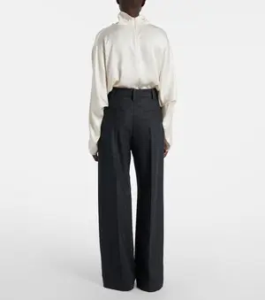Brunello Cucinelli Virgin Wool Straight-leg Trousers