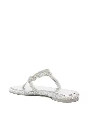Tory Burch Crystal Embellished Flat Sandals