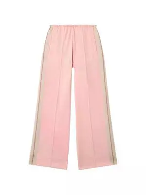 Palm Angels Embroidered Logo Side Stripe Track Pants - Pink