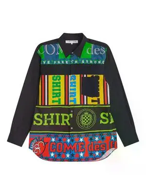 Comme Des Garçons Graphic Shirt - Black