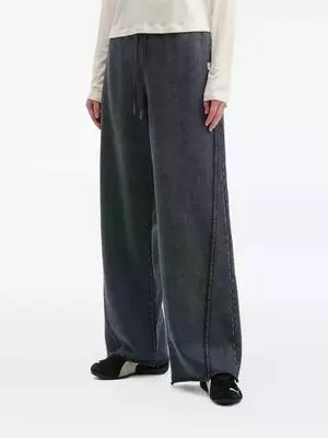 MINI CREAM Drawstring Cotton Trousers